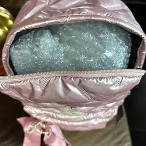 Helene Grace | Bags | Hello Kitty Pink Quilted Backpack With Gold ...